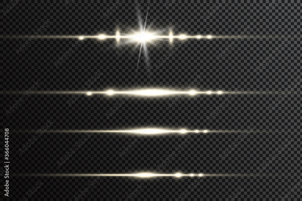 Abstract lines with glow light effect. Glow special light effect ...