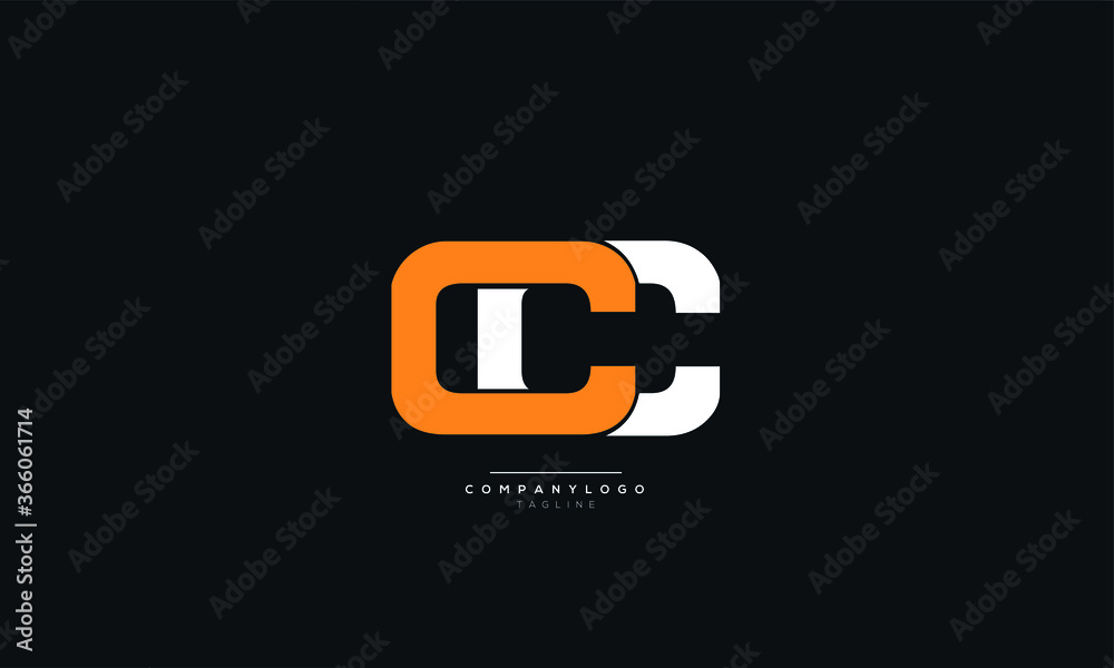CC Letter Business Logo Design Alphabet Icon Vector Symbol Stock Vector ...