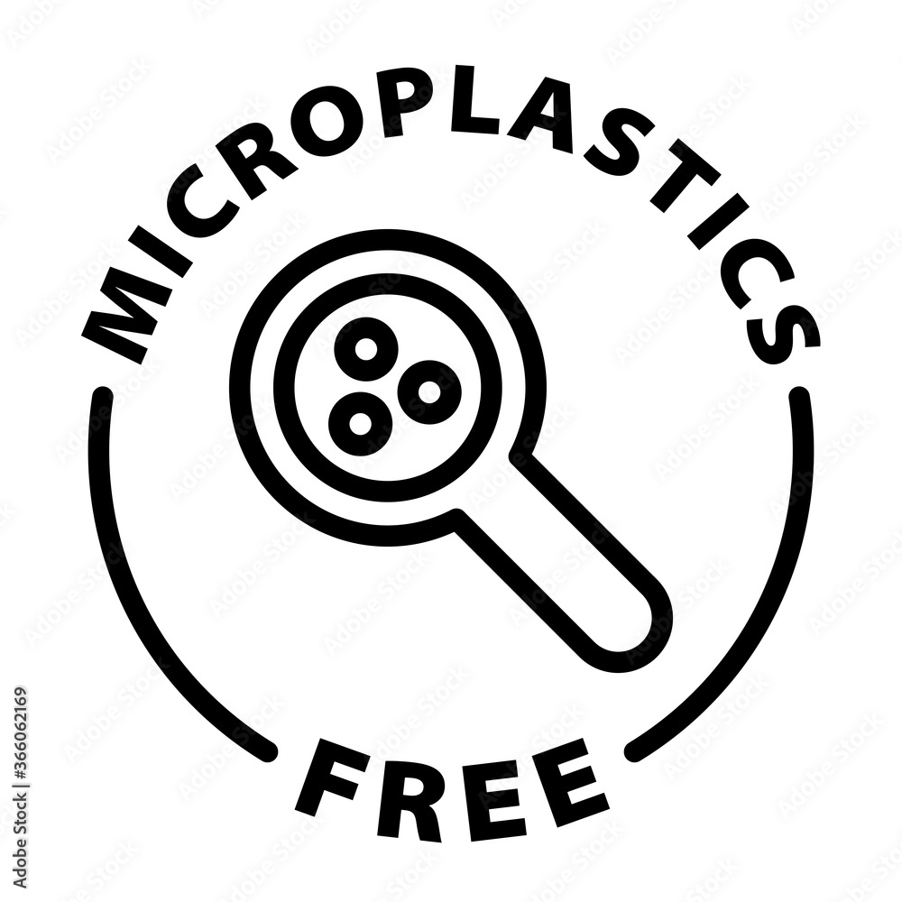 microplastics free outline black vector icon Stock Vector | Adobe Stock