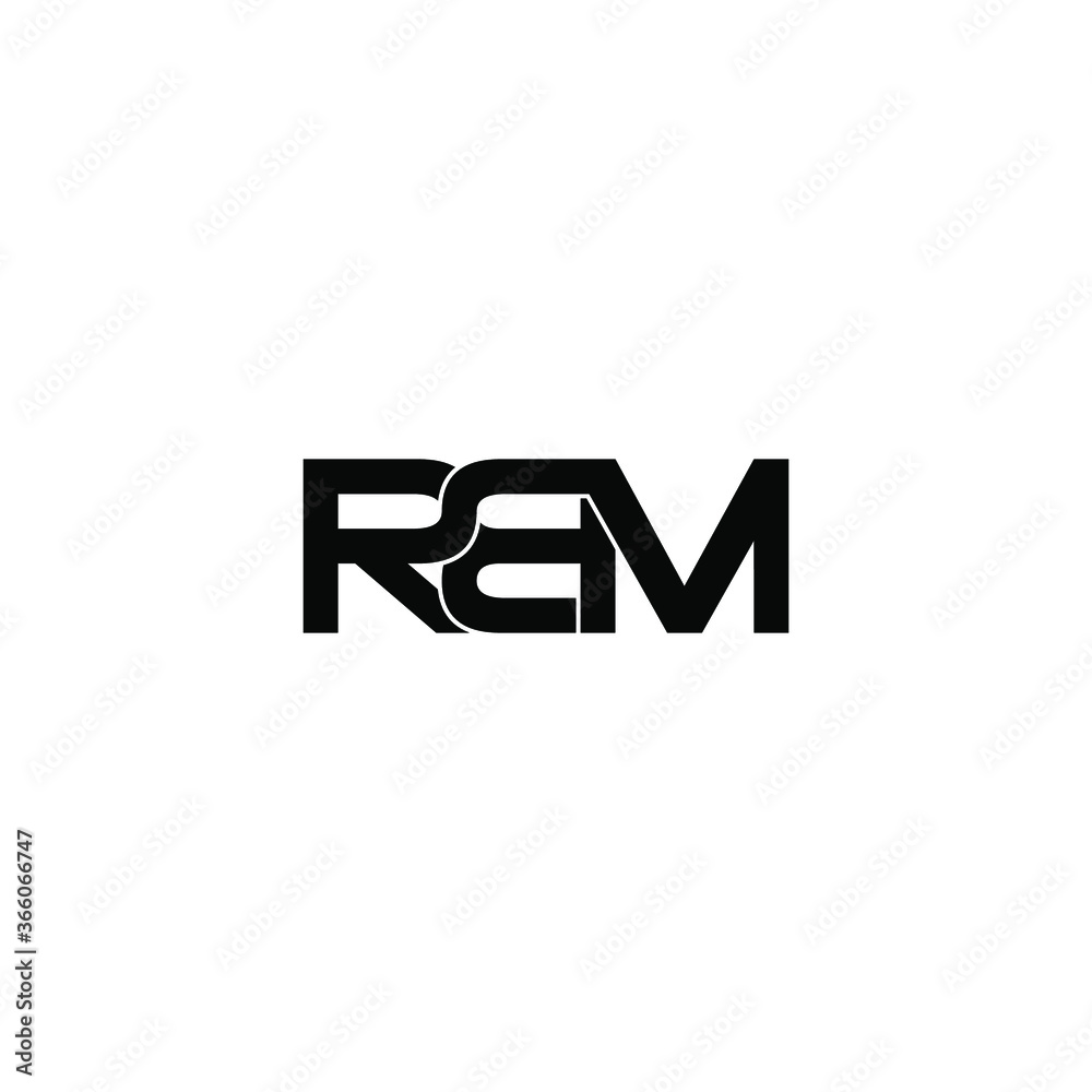 rbm letter original monogram logo design Stock Vector | Adobe Stock