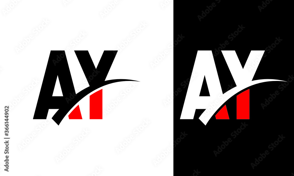 AY ay Logo For Your Business Stock Vector | Adobe Stock