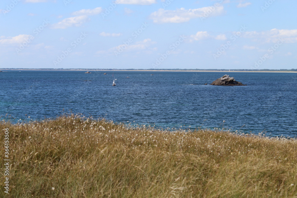 Foto de Baie de Quiberon. Côte sauvage. La baie de Quiberon offre un ...