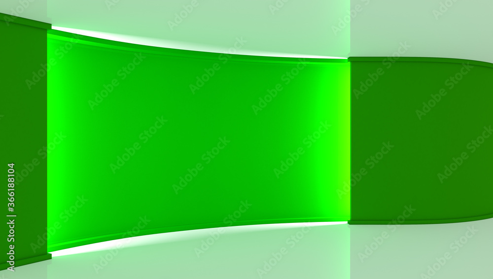 Studio. Perfect backdrop for any green screen chromakey production ...
