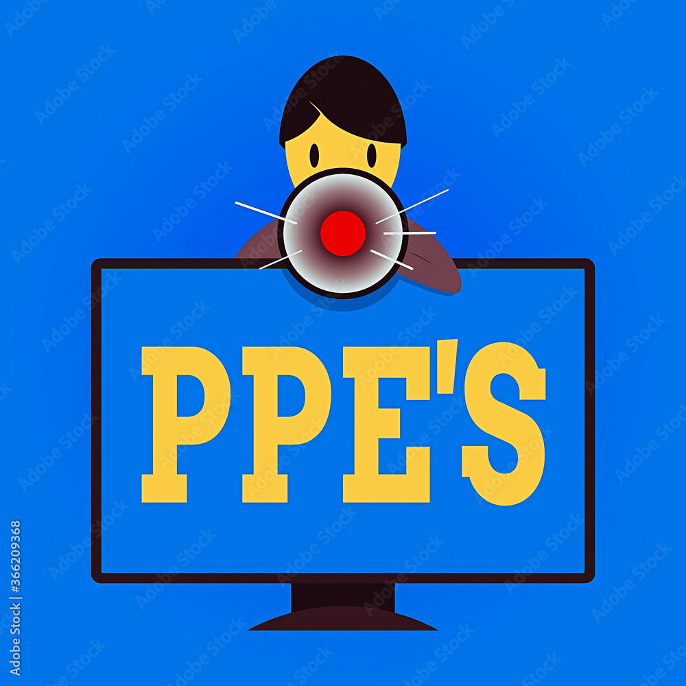 Writing note showing Ppe s is. Business concept for Specialized ...