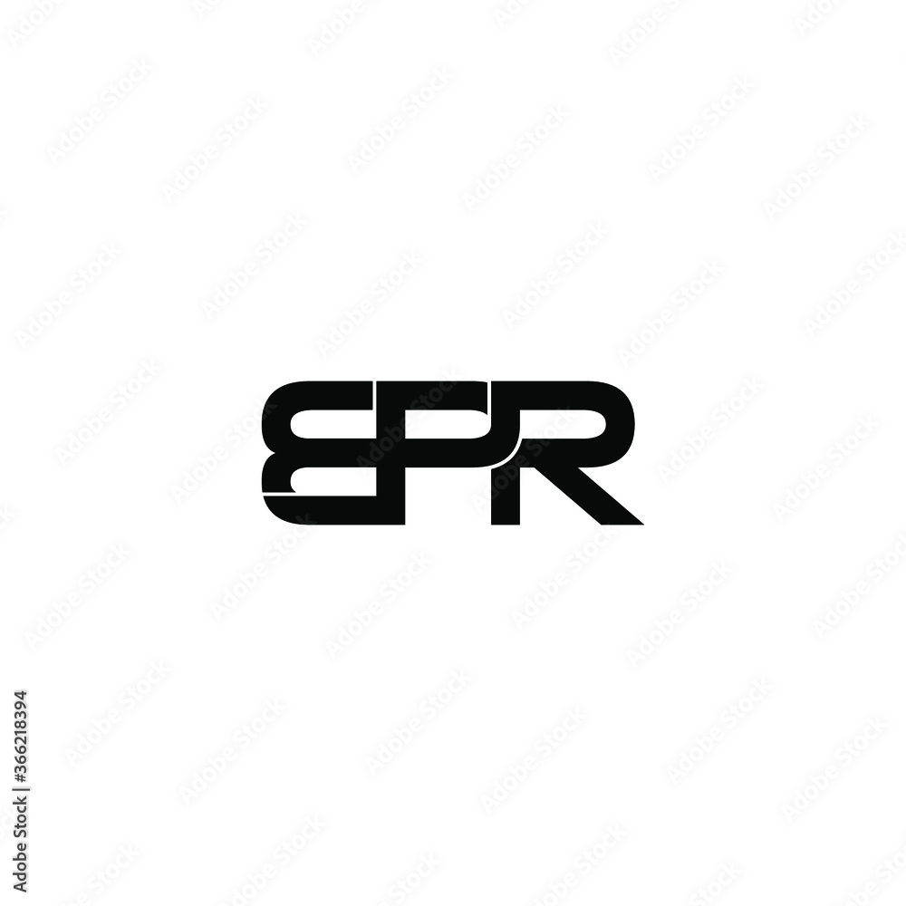 bpr letter original monogram logo design Stock Vector | Adobe Stock