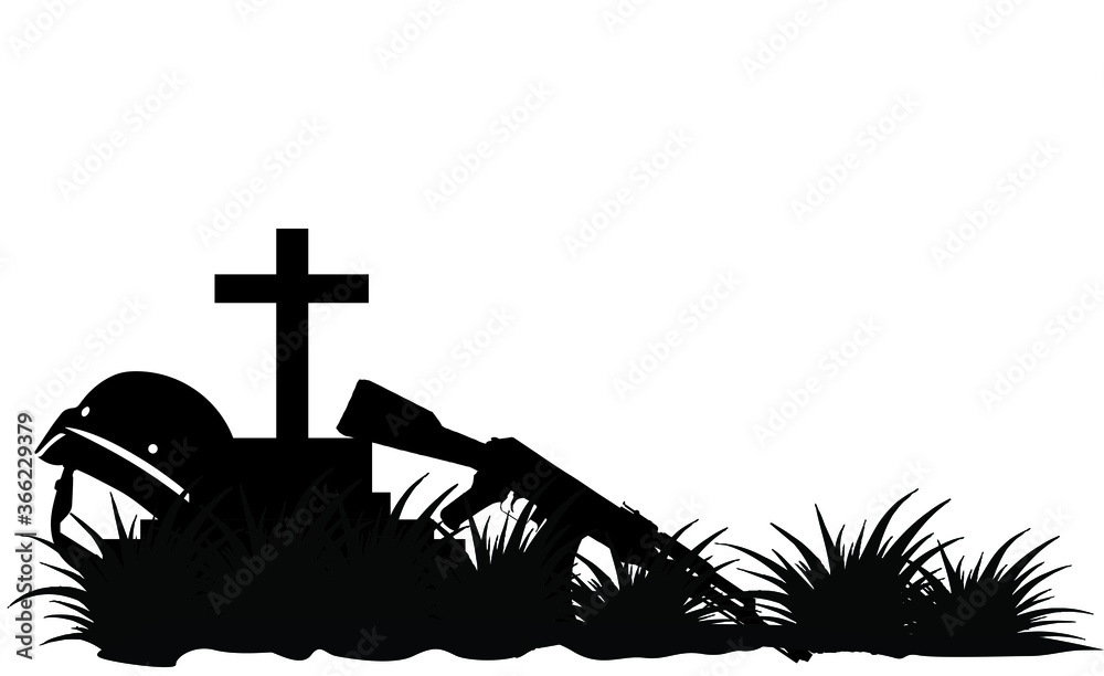 Stop War Save Life soldier Gun And Helmet Vector Grave Of A Fallen stop-war-save-life-soldier-gun-and-helmet-vector-grave-of-a-fallen
