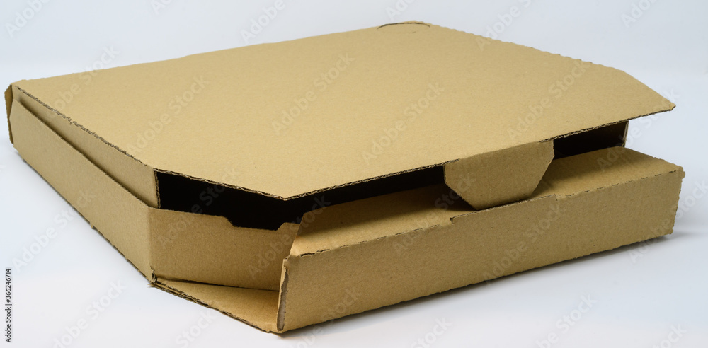 Unprinted Pizza box Stock Photo | Adobe Stock