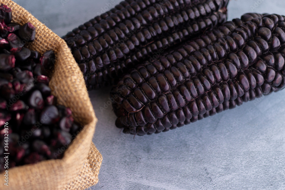 Peruvian Purple Corn, Which Is Mainly Used To Prepare Juice Or A Jelly ...