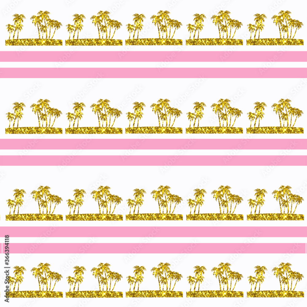 Golden Trees Nature Patterns Texture seamless background, 3d ...