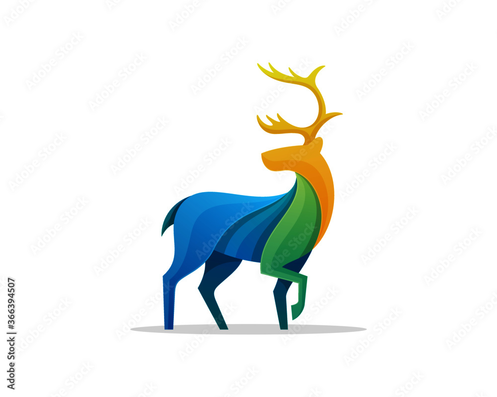 mascot logo, logo design, abstract, colors, abstract logo, esports logo ...