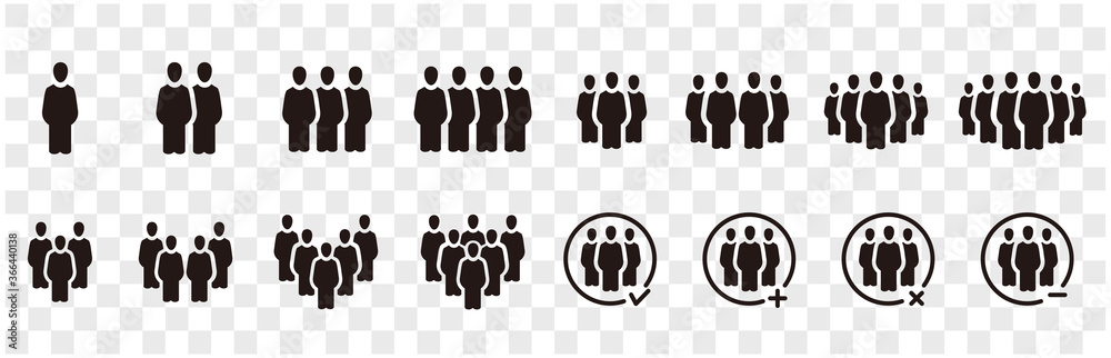 people and population icon set,vector and illustration Stock Vector ...
