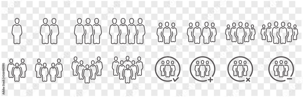 people and population icon set,vector and illustration Stock Vector ...
