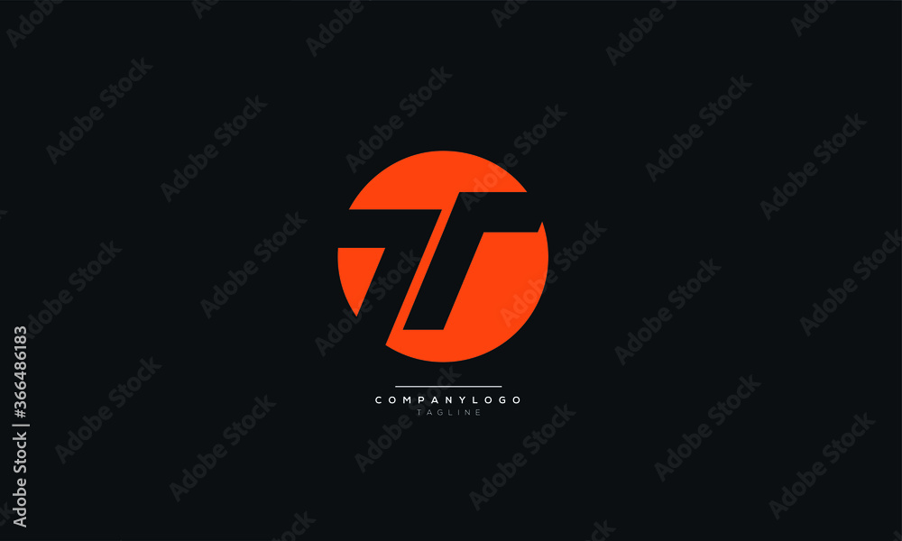 TT Letter Business Logo Design Alphabet Icon Vector Symbol Stock Vector ...