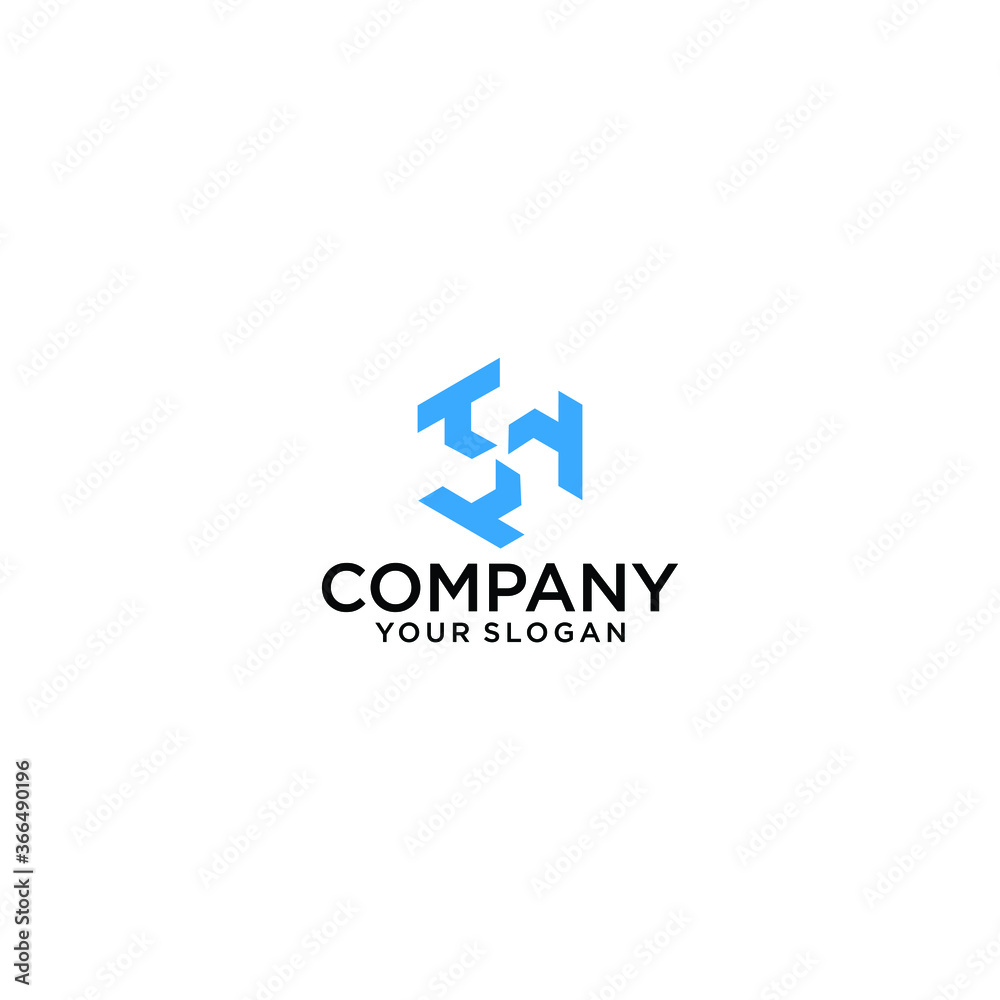 ttt logo. triple t logo. modern logo design for your company. Stock ...