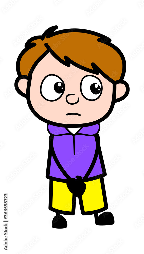 Shy Kid Clipart