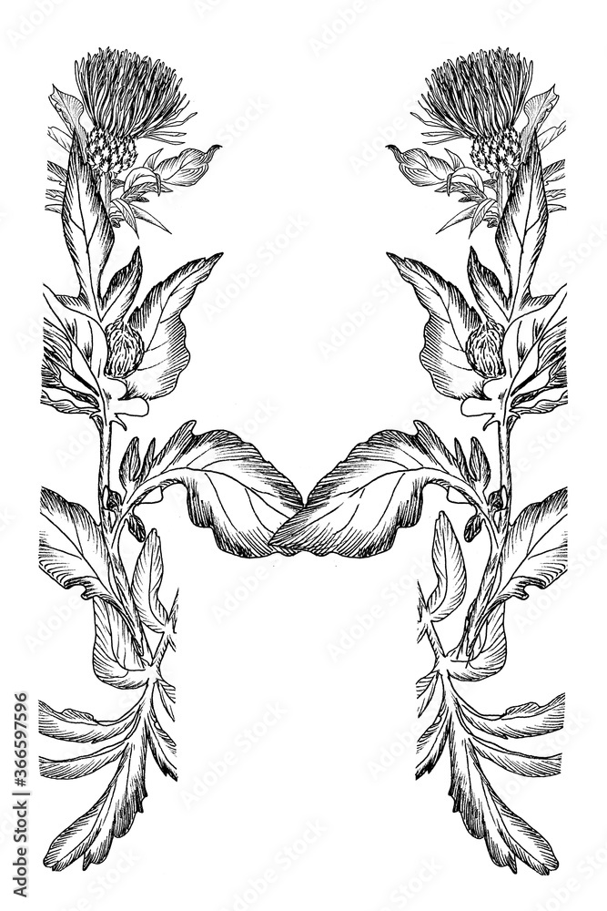 letters from the devil break; graphic black and white drawing of the ...