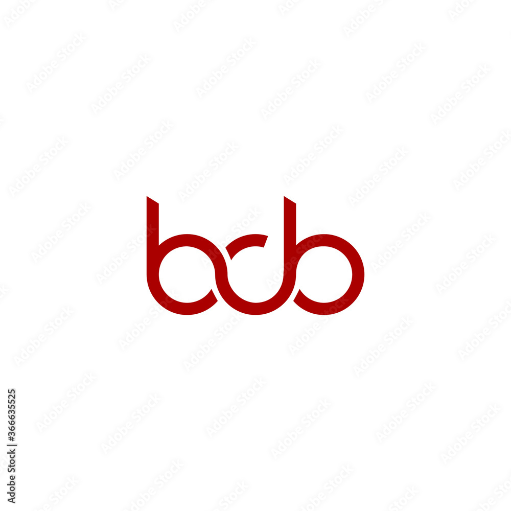 Bcb Logo Vector Templates design Letter Stock Vector | Adobe Stock