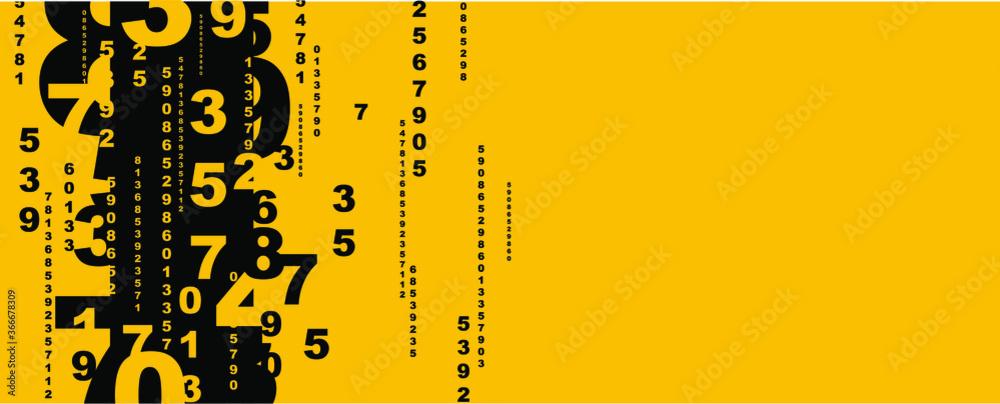 Creative and modern background with numbers. Stock Vector | Adobe Stock