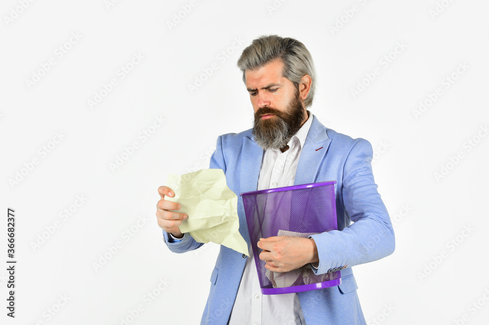 what is it. this paper will go to bin with waste paper. save our planet ...