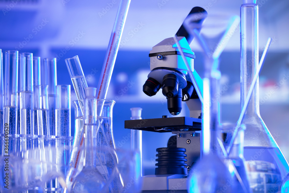 Coronavirus pandemic theme. Science research concerning fast covid ...