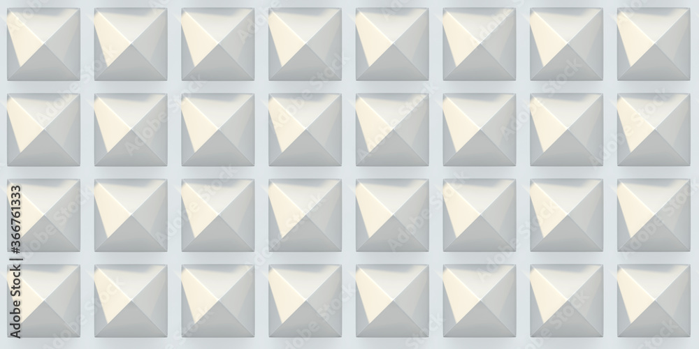 Abstract 3d white geometric background. White texture with shadow ...