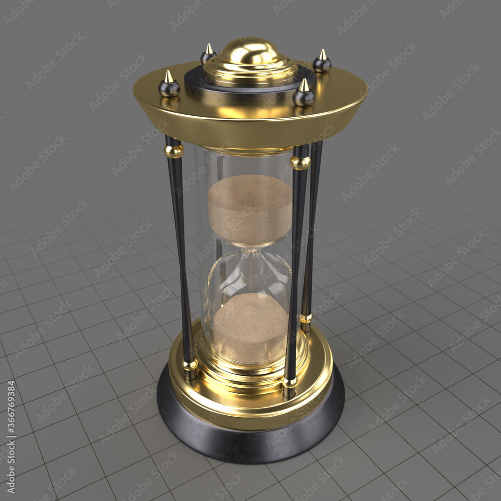 Sandglass Stock 3D asset | Adobe Stock