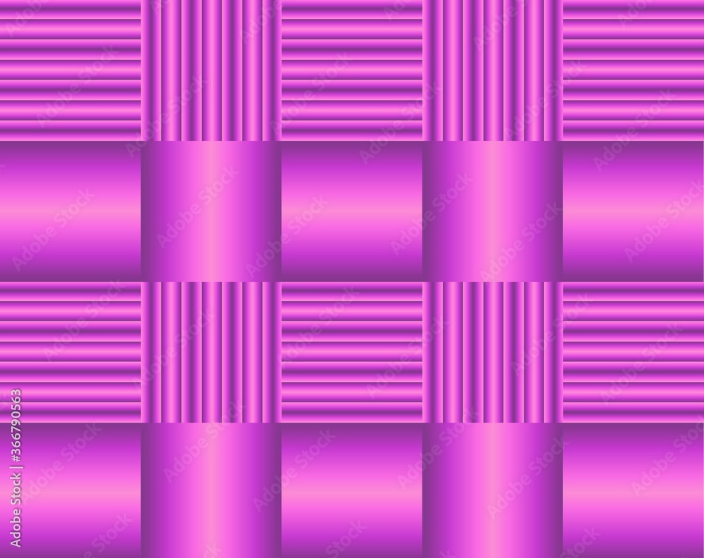 Abstract 3d horizontal and vertical line squares with cylindrical ...