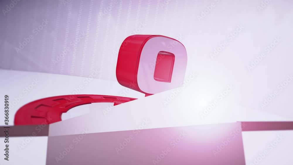 Vidéo Stock NUMBER 9, Top Ten Numbers Animation , Rendering, Background ...