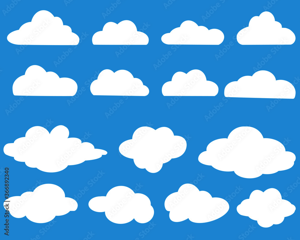 Cloud Vector Background