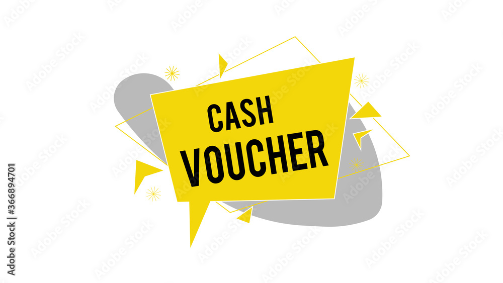 Cash voucher icon. Clipart image isolated on white background Stock ...