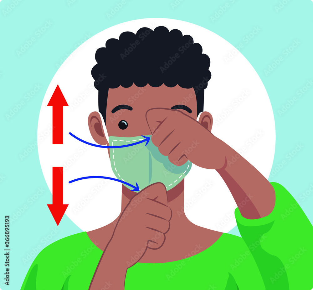 How to wear masks safely. Do ensure your nose and mouth are fully ...