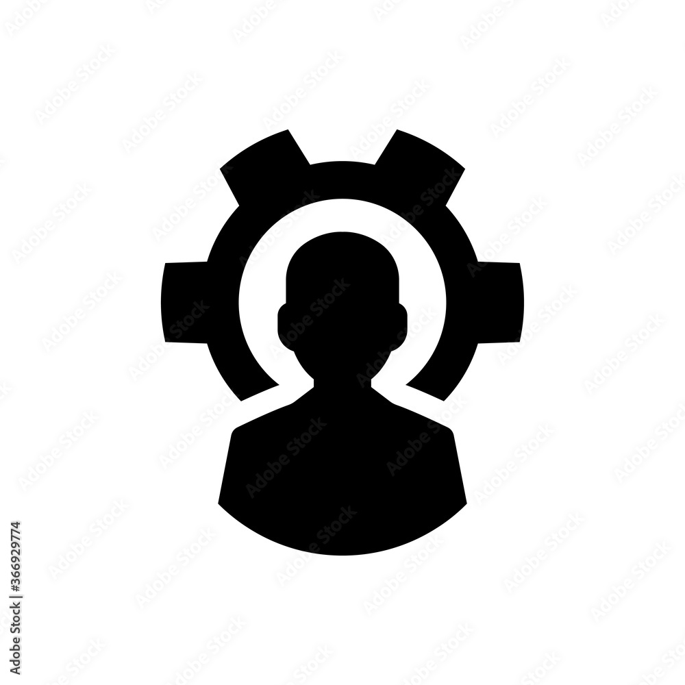Technical Expert Icon Stock Vector | Adobe Stock