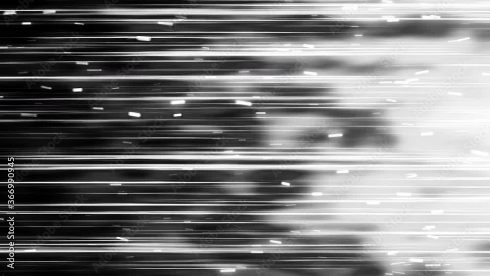 Manga or comic book lines animation. Action speed effects. Light rays ...