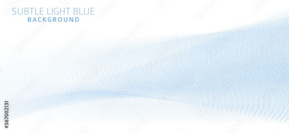 Clear background with thin soft blue curved lines. Subtle vector ...