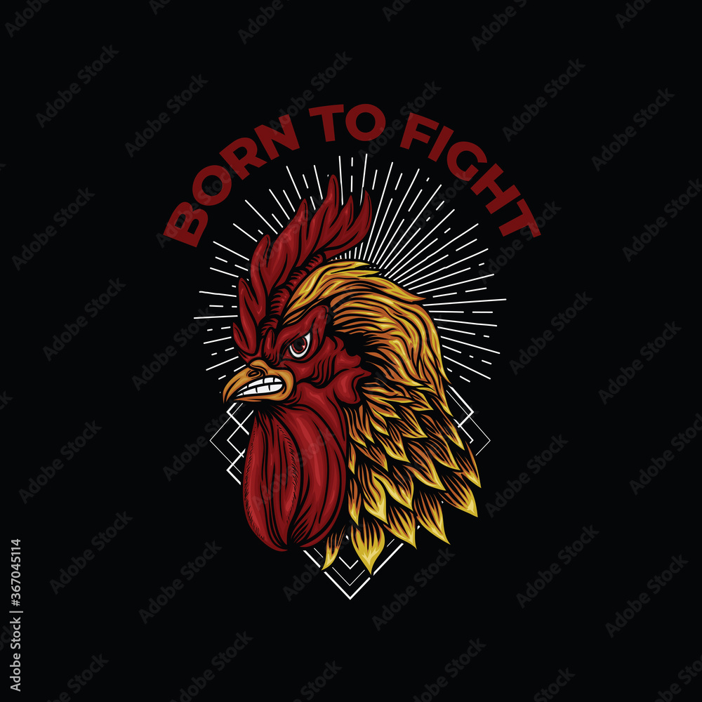 Fighting Rooster Symbol