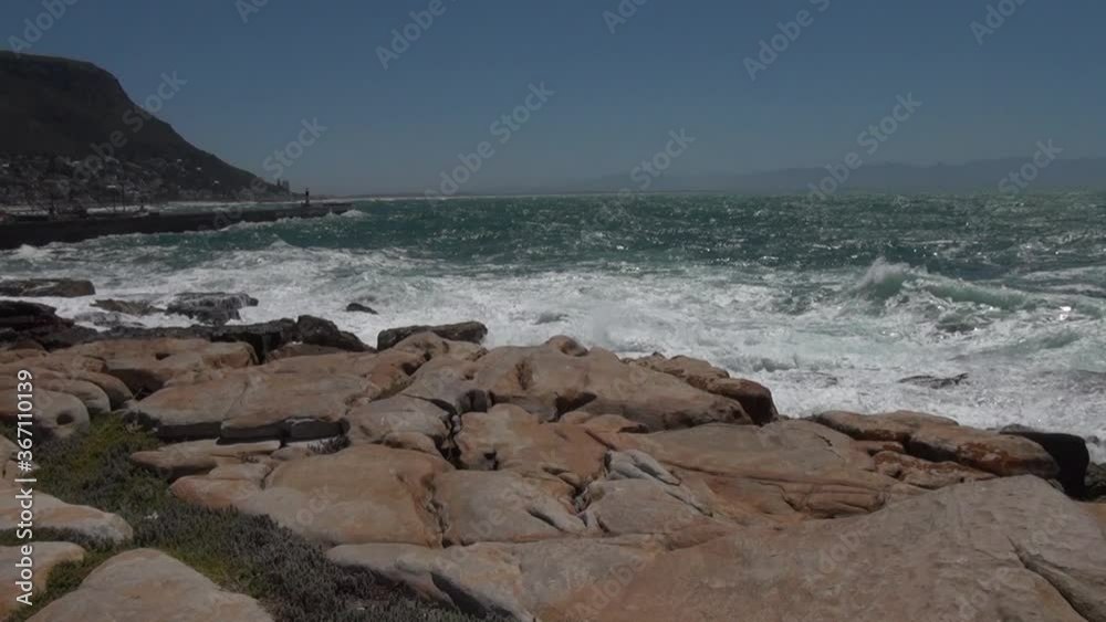 Summer day video of spectacular Simon's Town Millers Point harbour ...