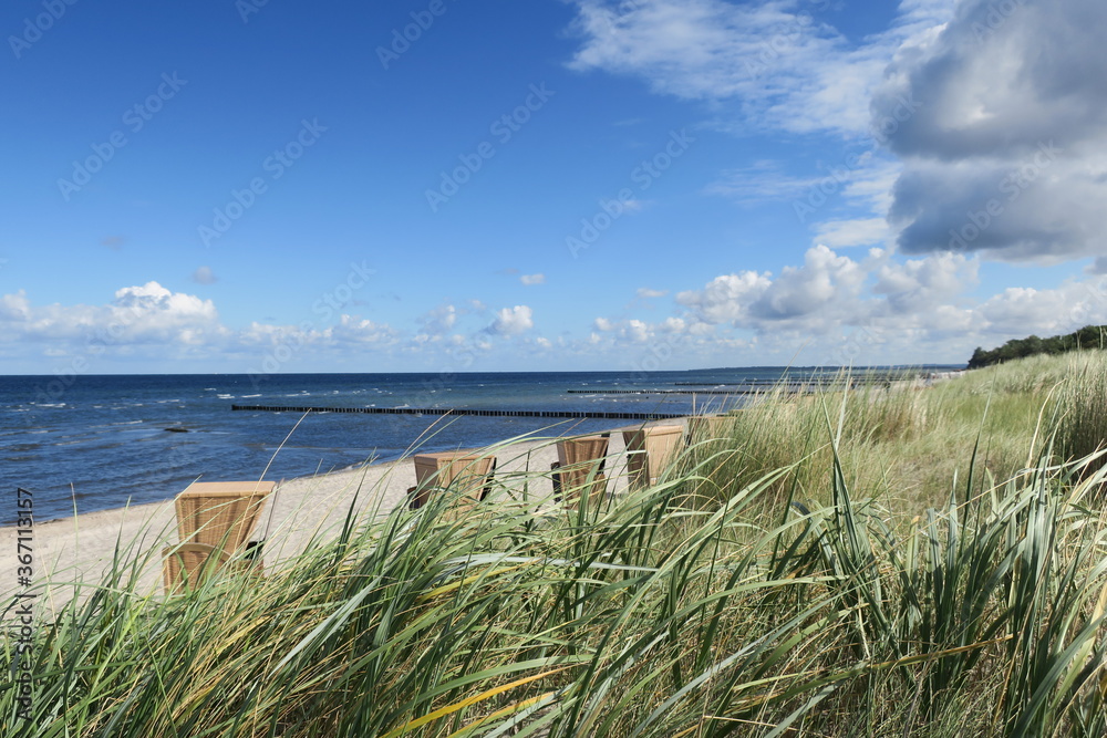Insel Poel Strand Am schwarzen Busch Stock Photo | Adobe Stock