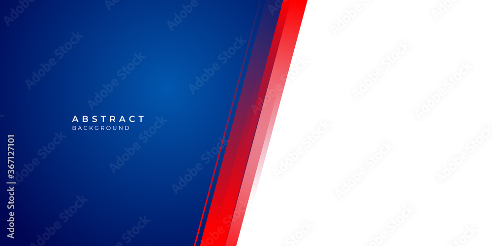 Simple shiny red blue element on white background for presentation ...