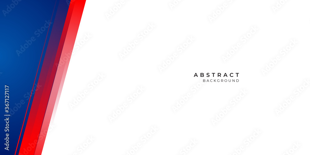 Simple shiny red blue element on white background for presentation ...