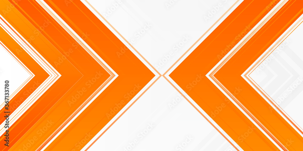 Bright orange abstract modern swoosh elegant soft white background ...