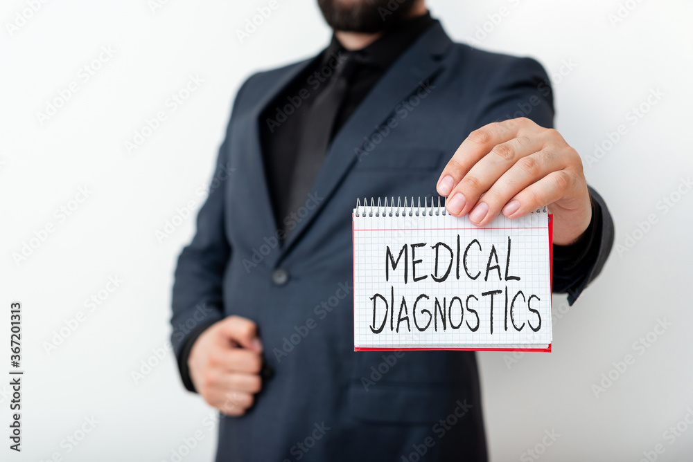 Text sign showing Medical Diagnostics. Business photo text act of ...
