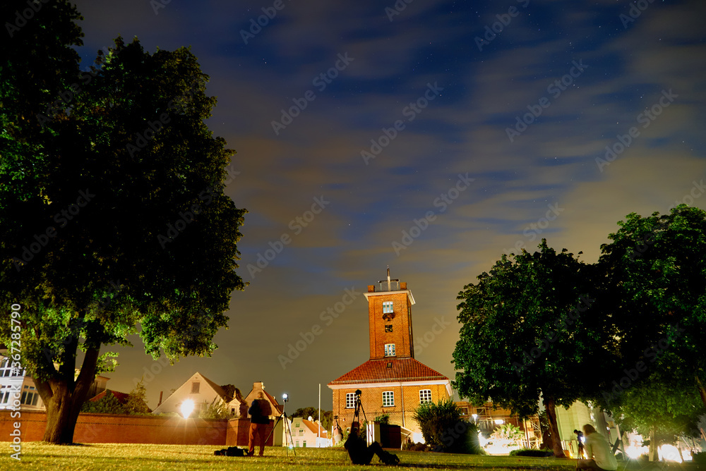 Foto Stock unidentifyable photographers are prepared to capture the ...
