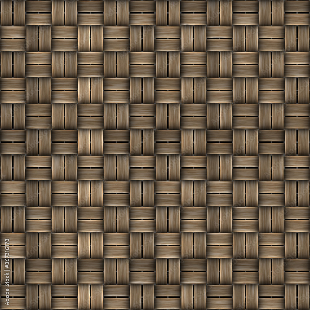 Seamless texture of wicker surface. Pattern background. Stock ...