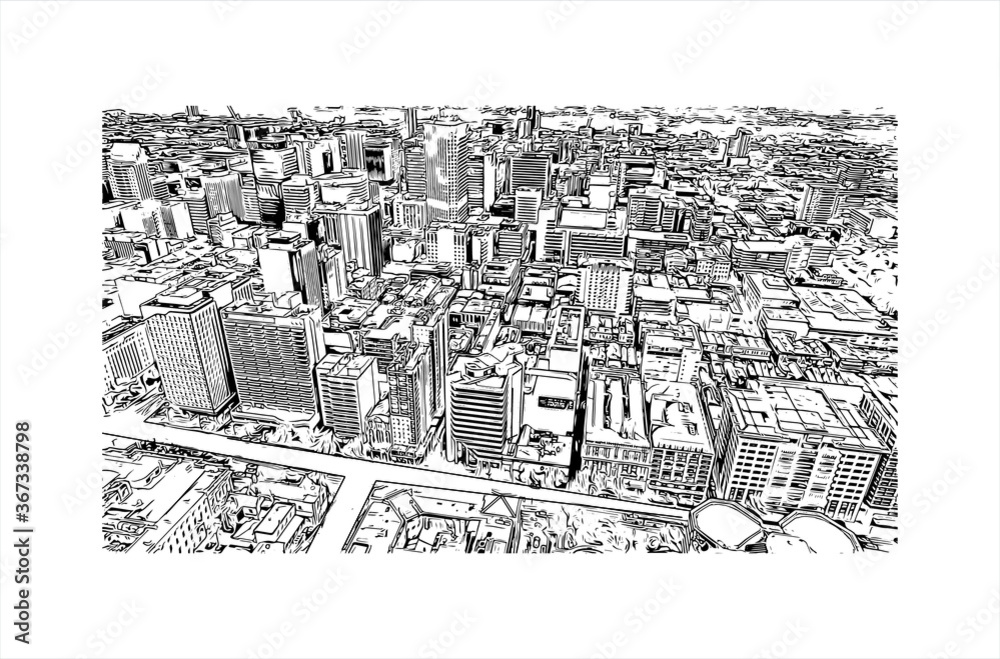 Building view with landmark of Adelaide is South Australia’s ...