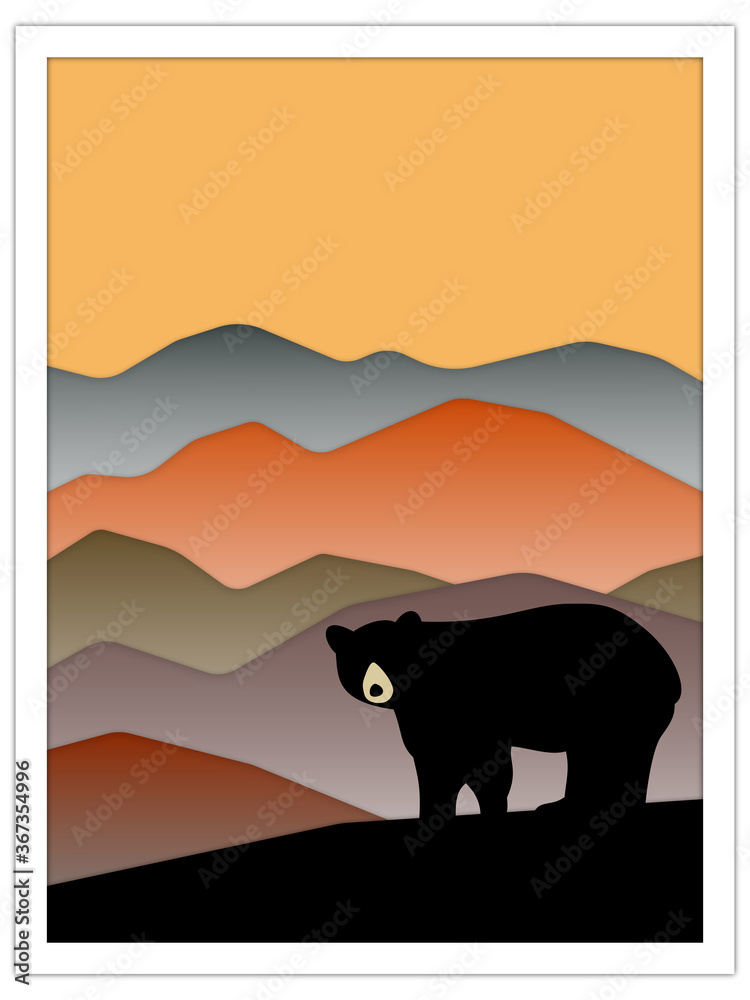 Black Bear Template