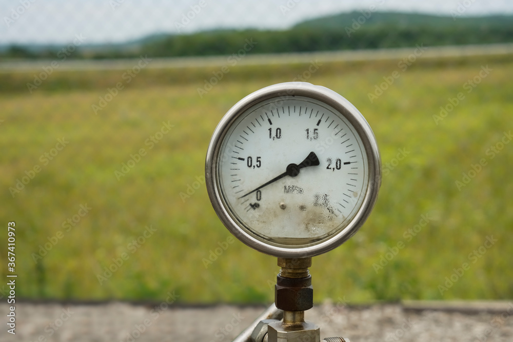 Pressure gauges, counters, arrows, indicators, measuring device.Gas ...