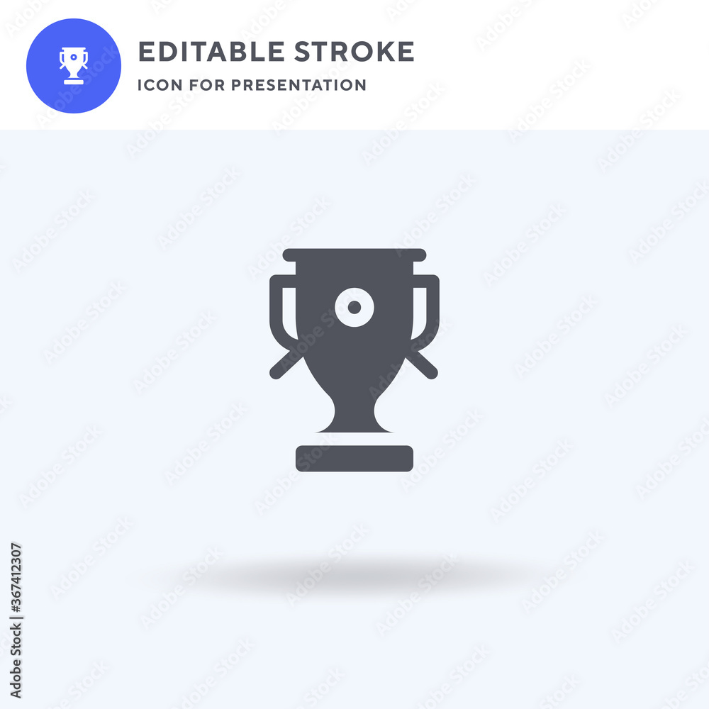 Trophy Icon Flat
