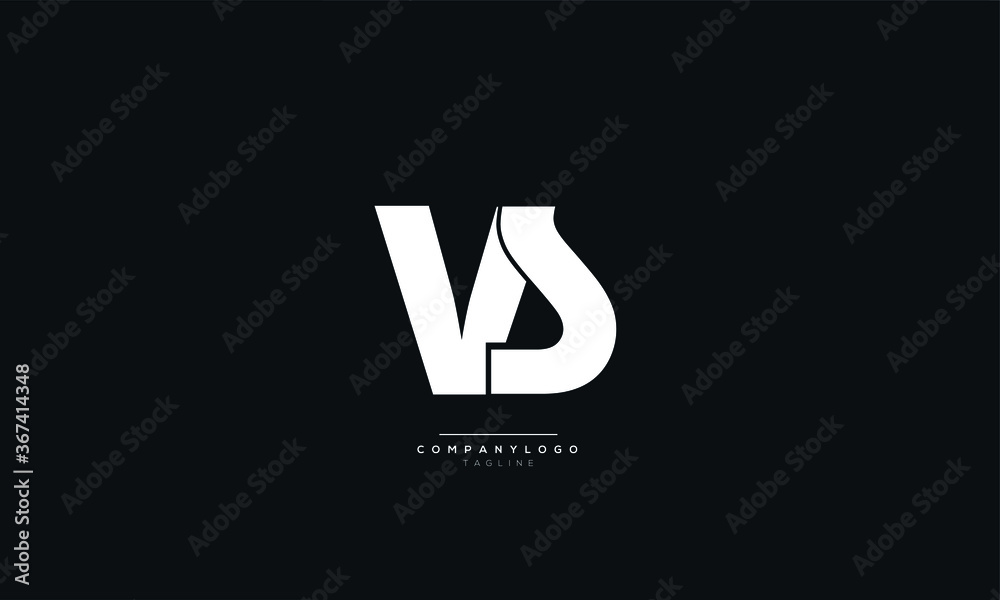 VS Letter Business Logo Design Alphabet Icon Vector Symbol Stock Vector ...