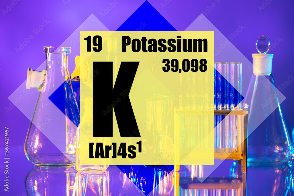 A chemical element with an atomic number of 19. Potassium compounds ...