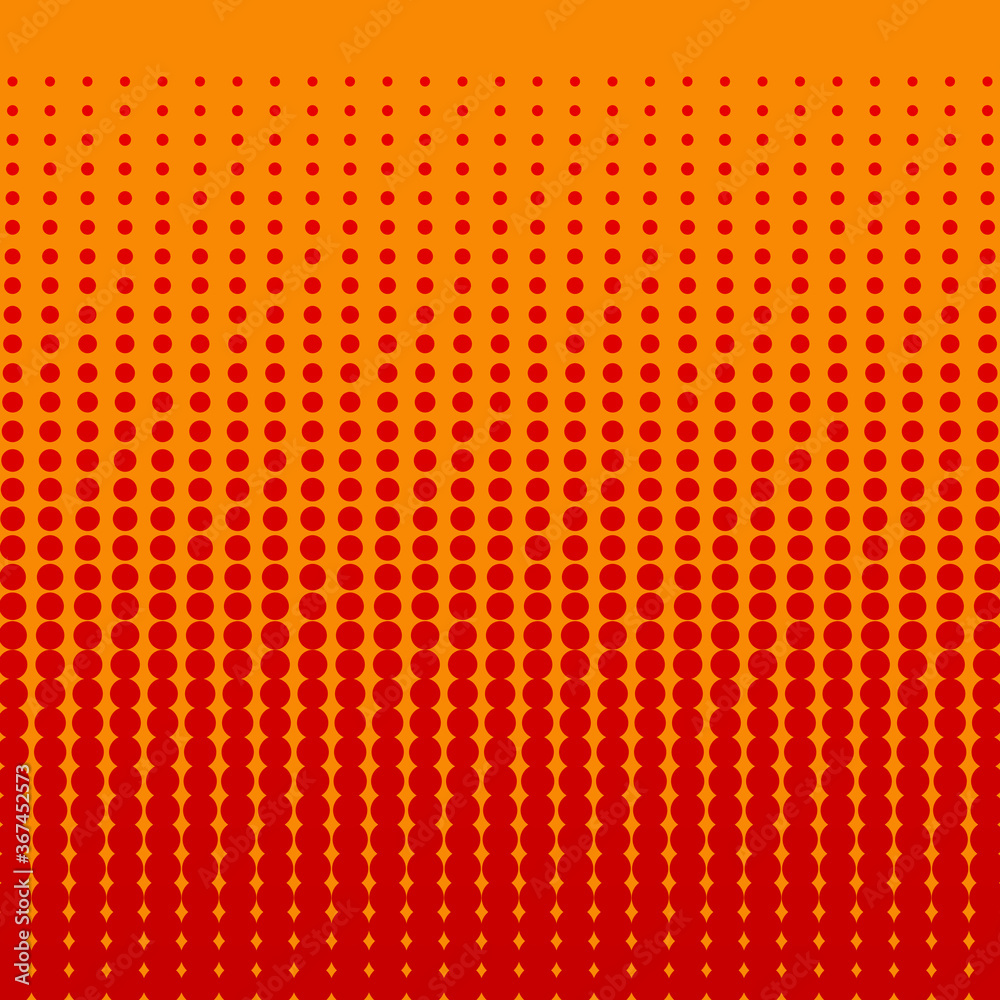 Background for burgers and showcases. Gradation of red dots on an ...